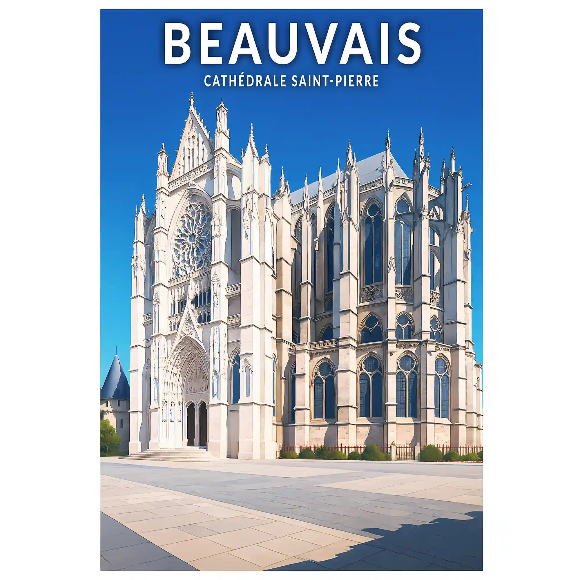 Affiche - Beauvais - Cathédrale Saint-Pierre – La Culture Française