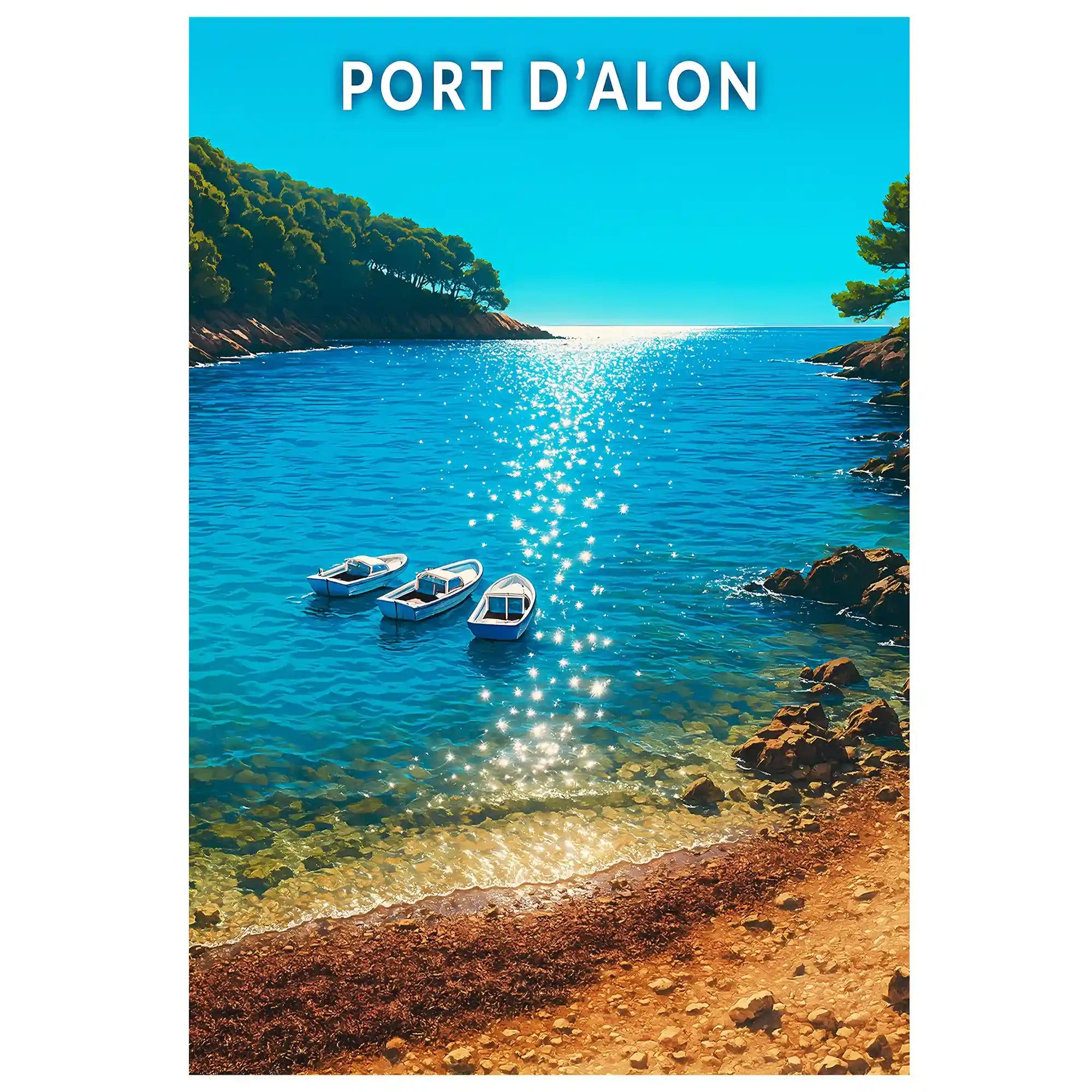 Affiche - Port d'Alon – La Culture Française